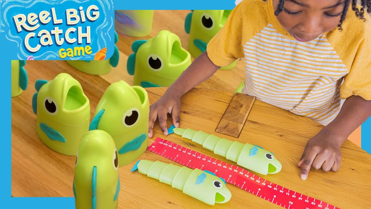 🎣 Fishing Game for Kids! Who Caught the Longest Fish? 🐠 Educational ...