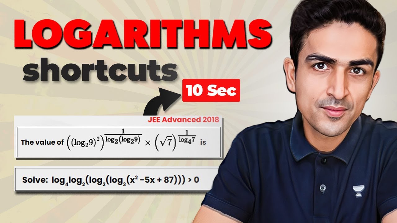 How To Solve Logarithm Questions In 10 Seconds Youtube