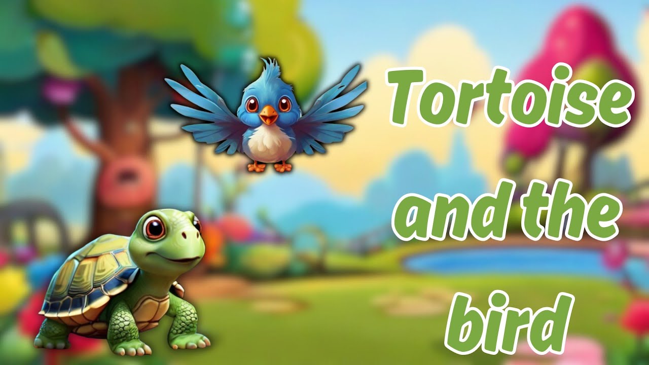 The tortoise and the bird cartoon | kids stories | bedtime English ...