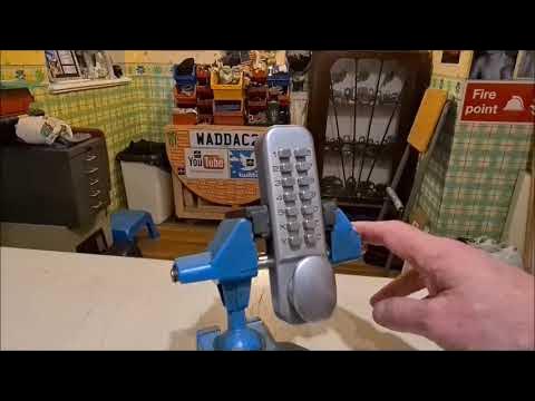How To Decode A Mechanical Digital Push Button Combination Door Lock ...