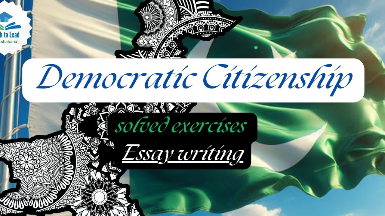 Unit 1.2 “Democratic Citizenship” solved exercises | Essay writing ...