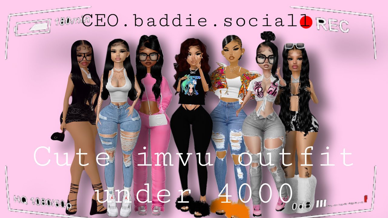 Cute Baddie Imvu Outfits Under 4000 Youtube