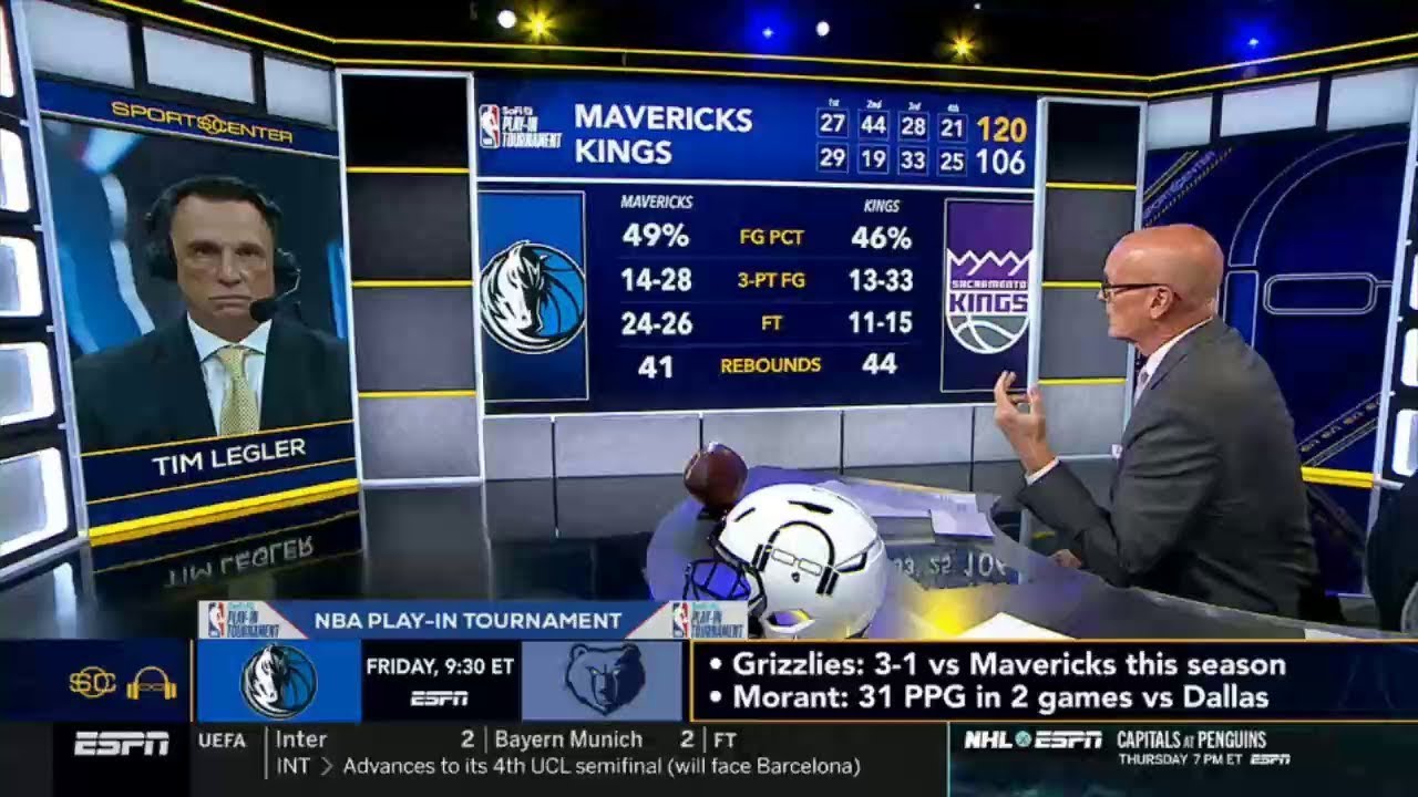 ESPN SC | Anthony Davis is the Play-In GOAT? - Tim Legler on Mavericks ...