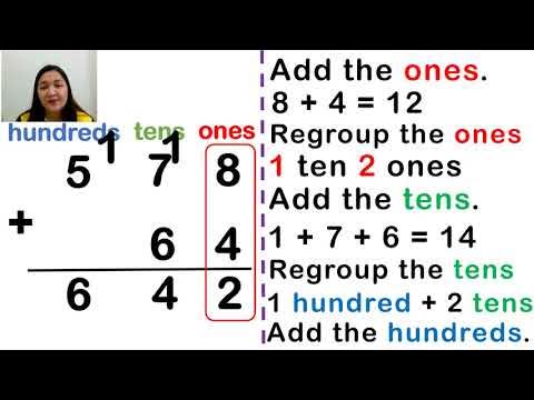 02 T Nev วิชา Math Adding with regrouping in ones and tens G2 02 07 64 ...