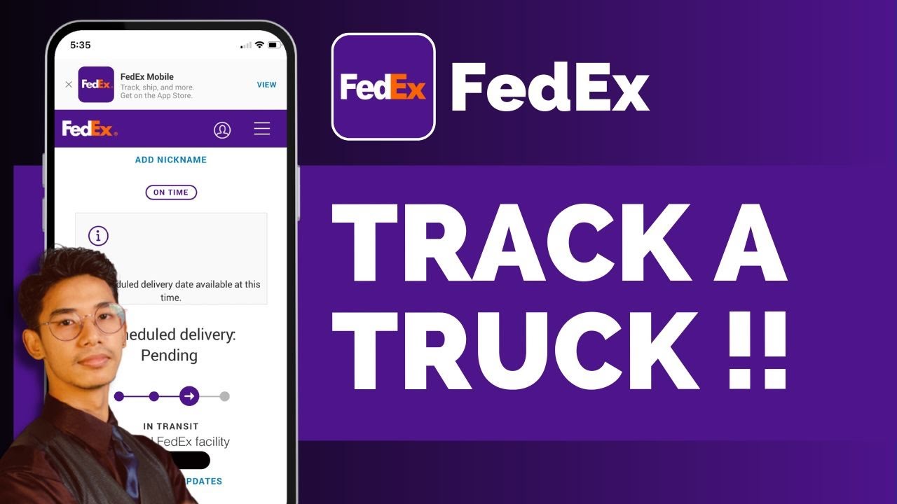 How To Track A FedEx Truck ! - YouTube