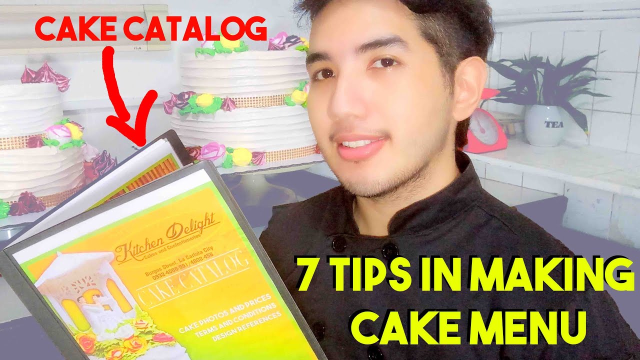 7 Tips in Making Cake Menu - YouTube