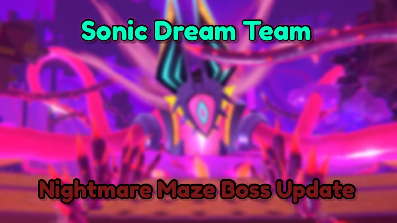 Sonic Dream Team Update - Nightmare Maze Boss - YouTube