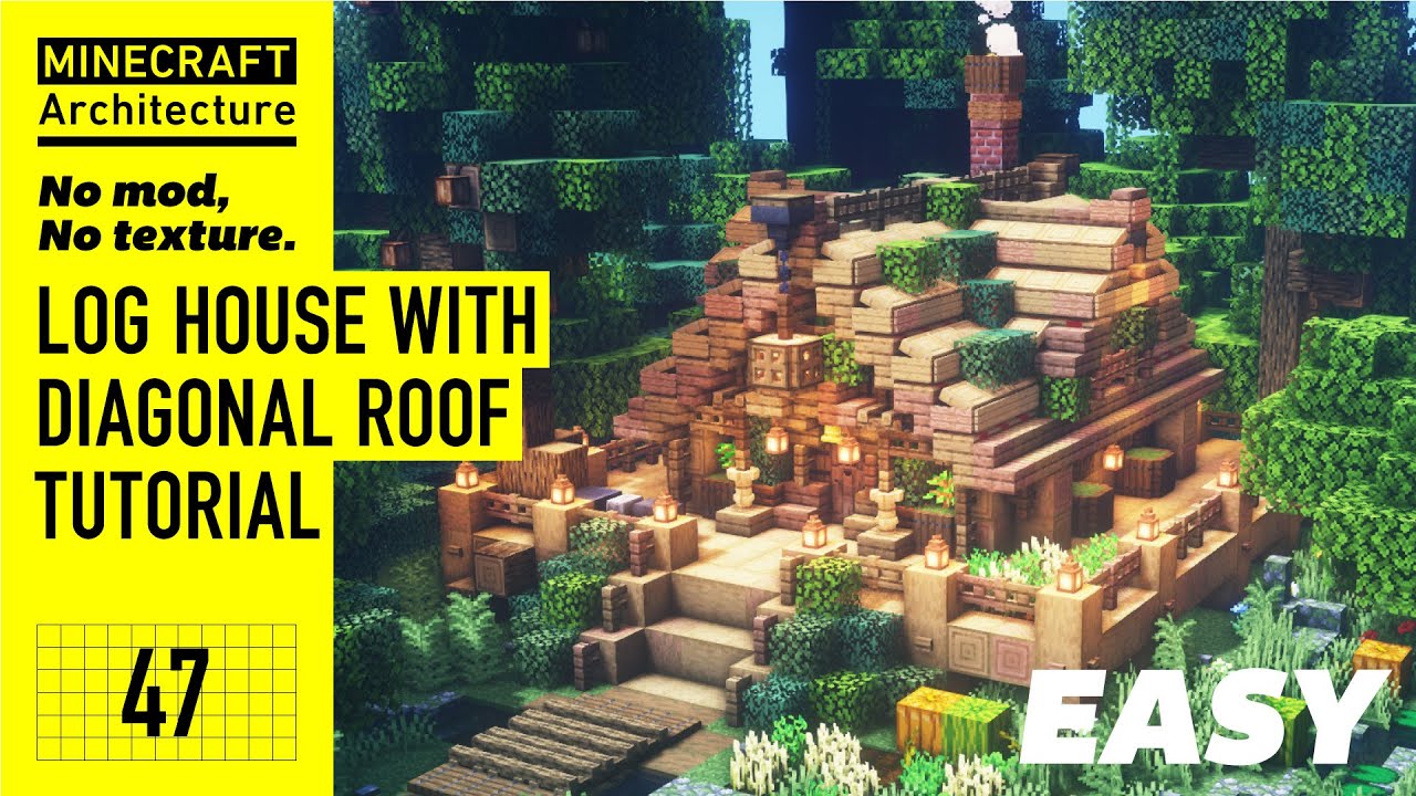 [Minecraft] Real architect's building base in Minecraft tutorial / Log ...