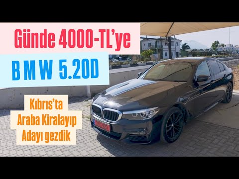 BMW G30 5.20D - Araba Kiralayıp Kıbrıs'ı Gezdik