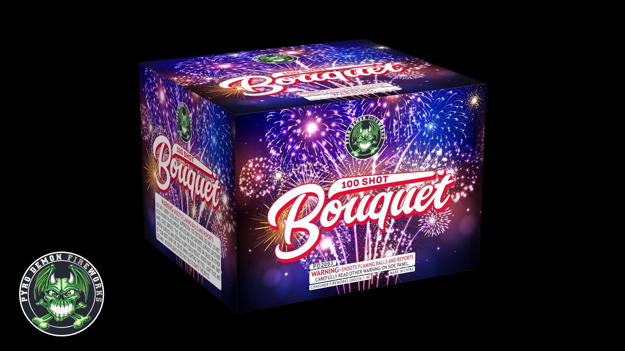 100 Shot Bouquet - 2093 (Pyro Demon) - YouTube