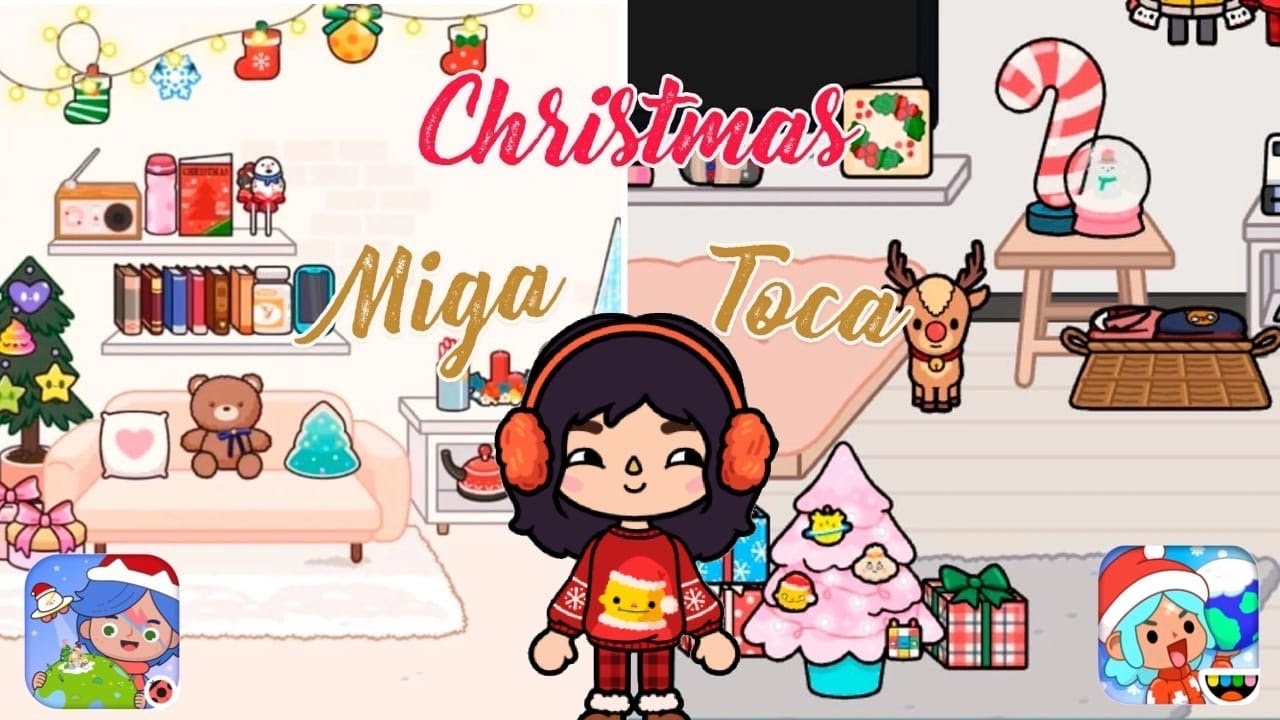 Makeover christmas Miga World VS Toca Boca 🎄☃️🎊 - YouTube