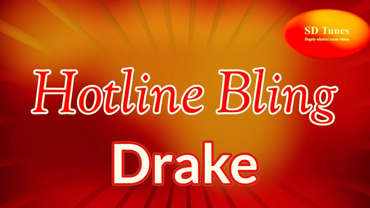Drake - Hotline Bling (lyric video) - YouTube Music