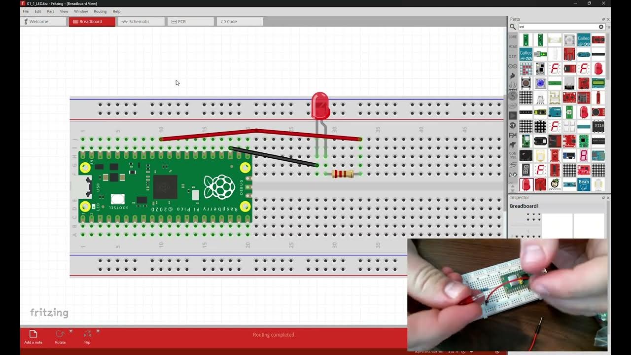 Week 3 CircuitPython External LED - YouTube