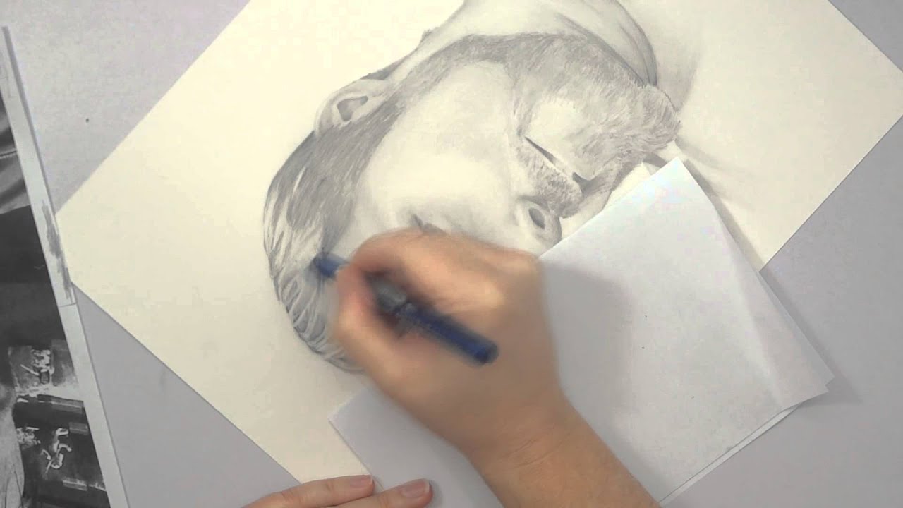 Portrait Drawing For Beginners Part 4 Blending Youtube