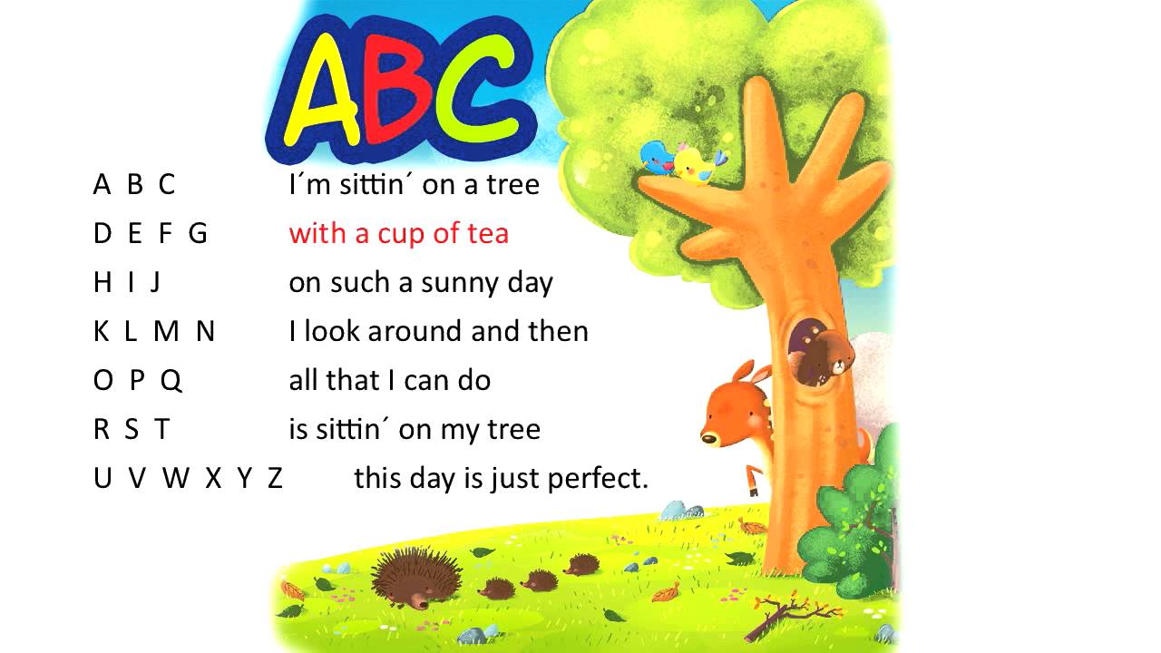 ABC The Alphabet Song LYRICS KARAOKE INSTRUMENTAL YouTube
