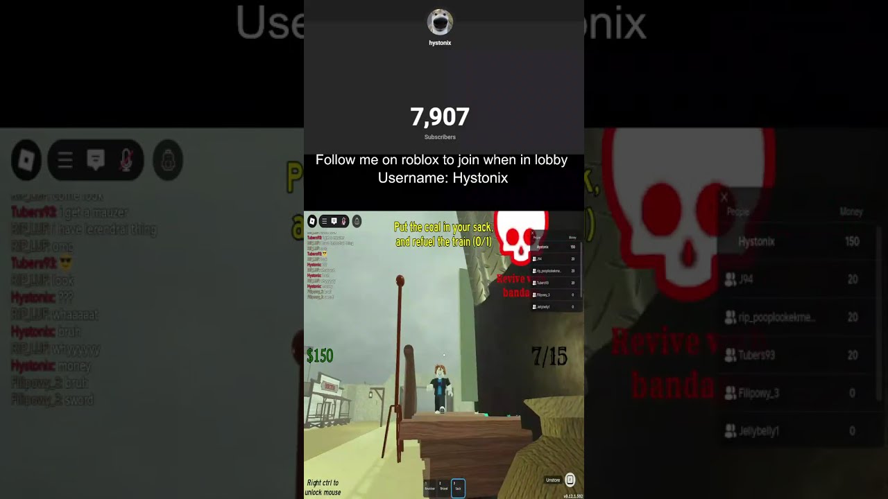 Roblox Dead Rails Livestream 67 Short Youtube