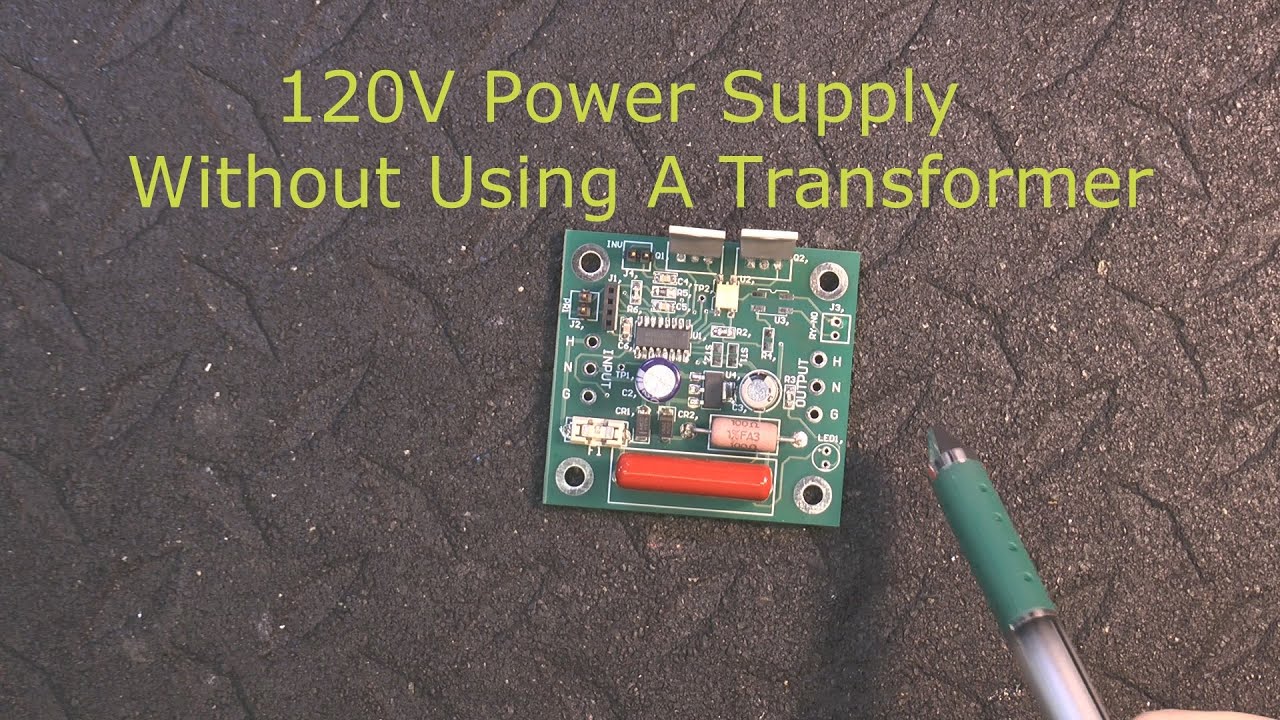 120V Cap Coupled DC Power Supply - YouTube
