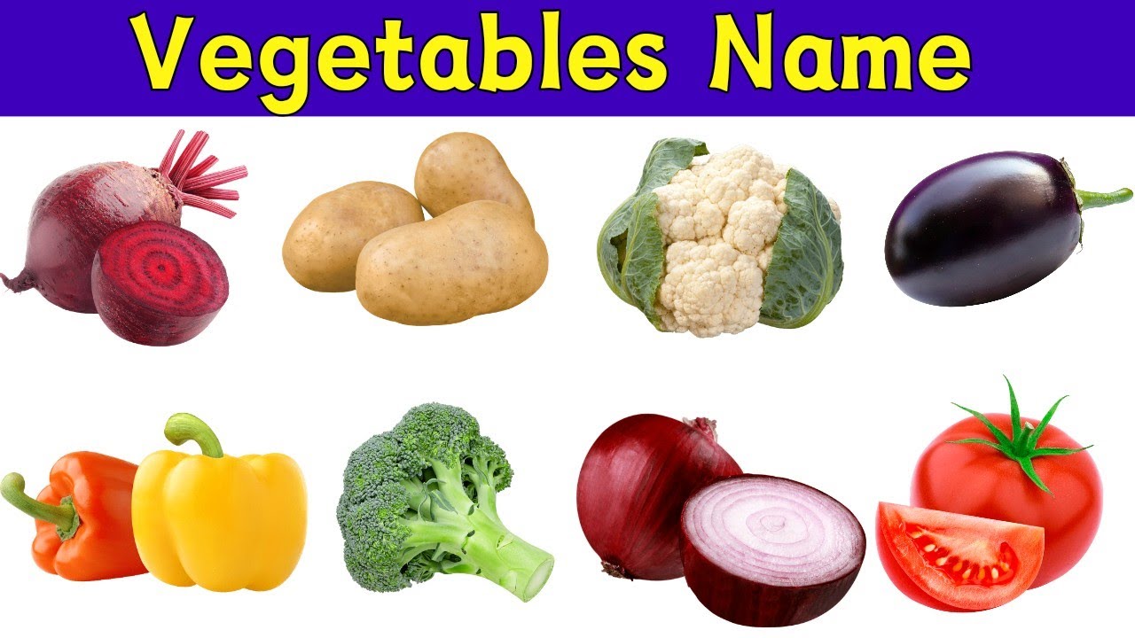 Vegetables Names | Learn Vegetables Names In English With Pictures For ...