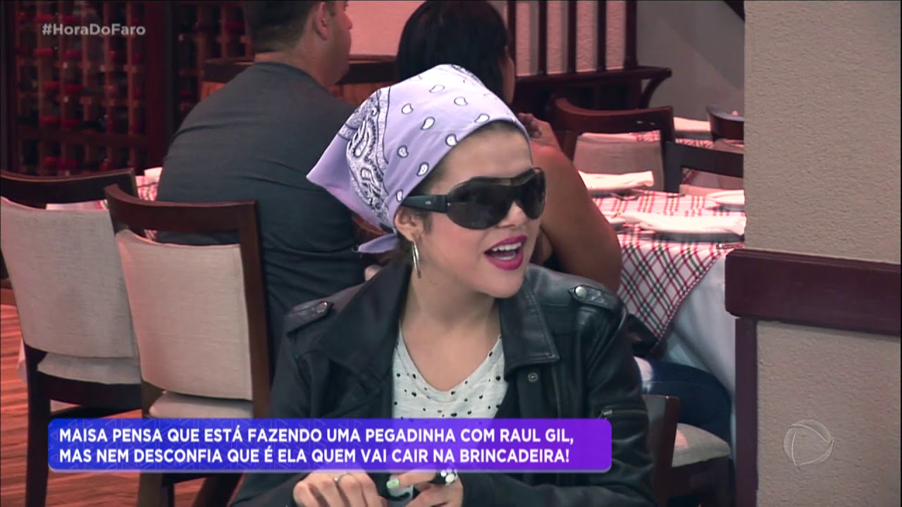 Rodrigo Faro e Maisa Silva fazem pegadinha com Raul Gil - YouTube