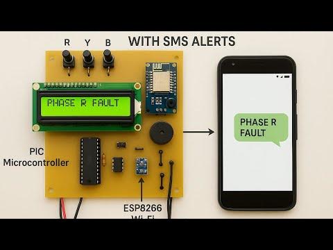 IOT based 3 phase Power Failure Monitoring with SMS Alerts - YouTube