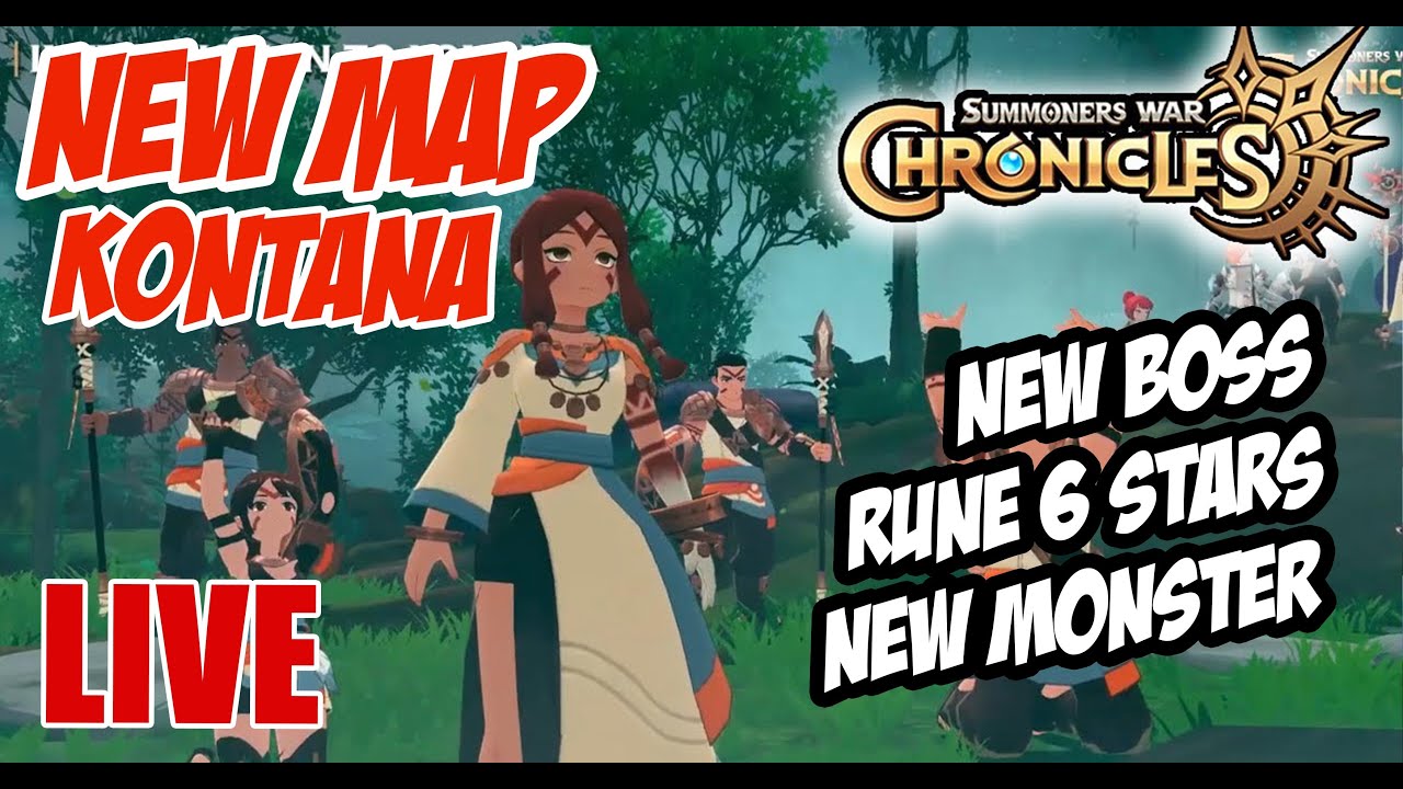 MAP BARU !!KONTANA!! NEW BOSS , RUNE 6 STARS , NEW MONSTER - Summoners ...