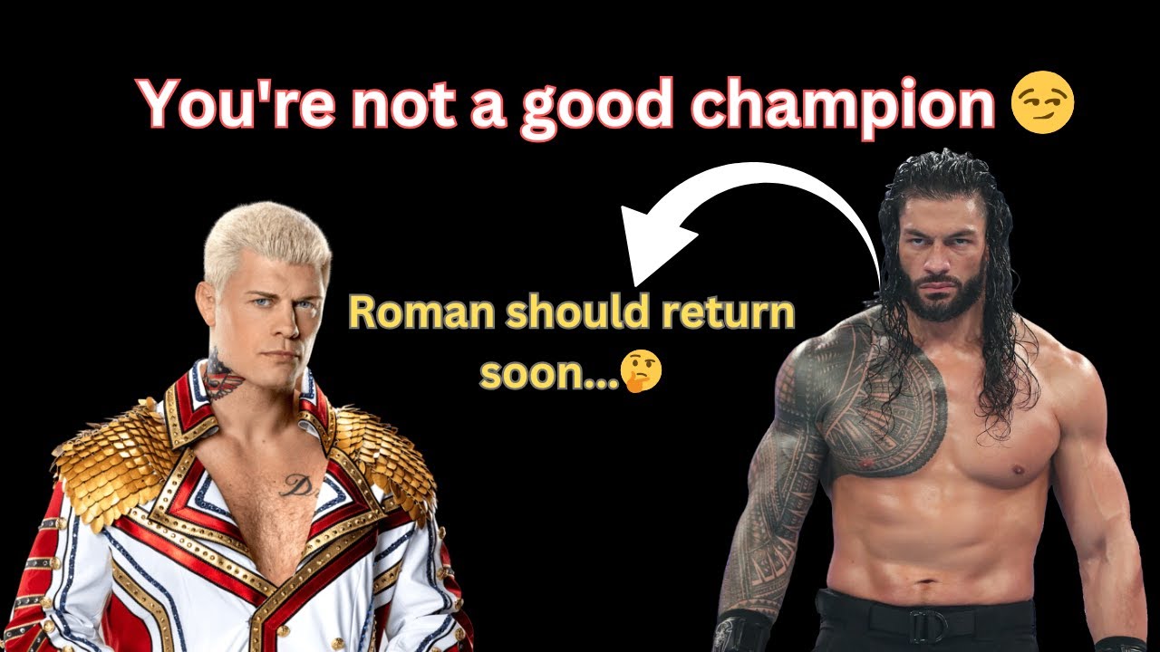 Roman should return soon...🤔gunther as a baby face😯wm41 location ...