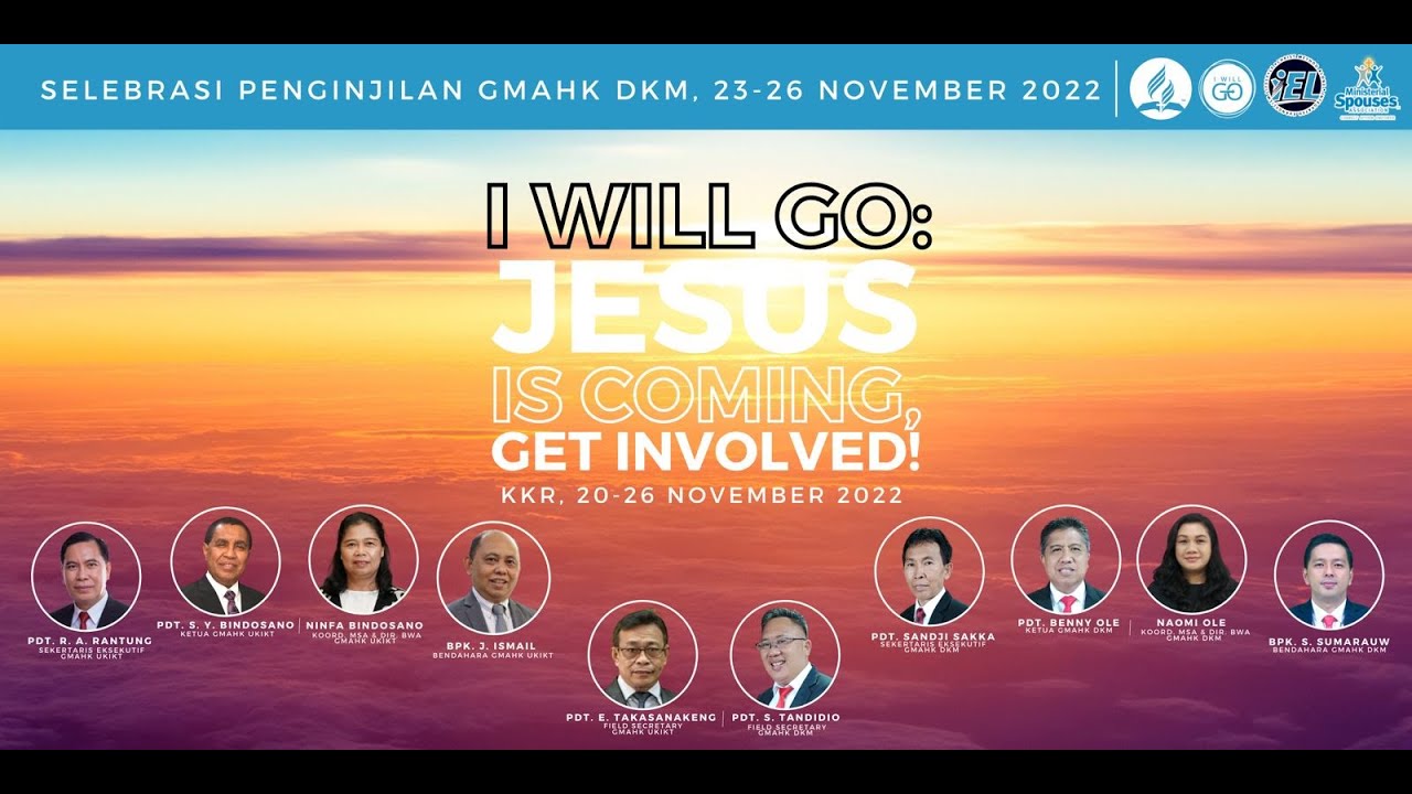 KKR I WILL GO "JESUS IS COMING, GET INVOLVED" - YouTube