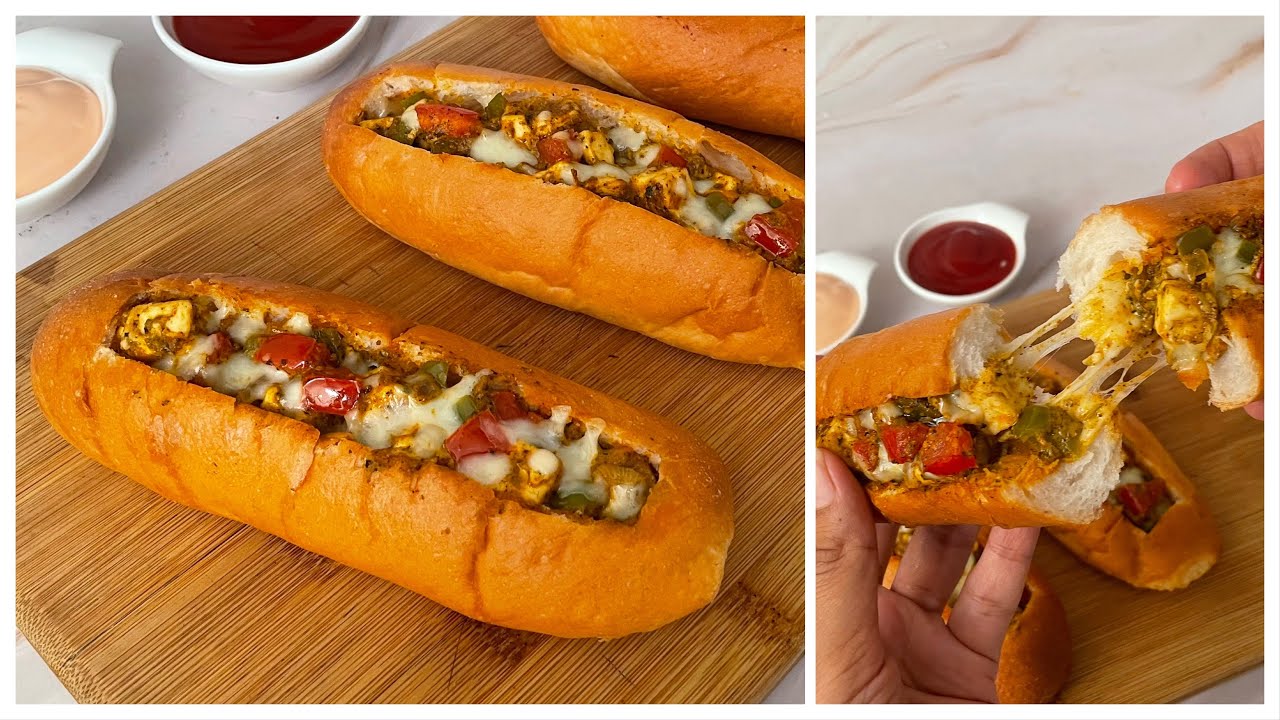 Crispy Cheesy Paneer Tikka Boat In kadai | No Oven Cheesy Boats | Easy ...