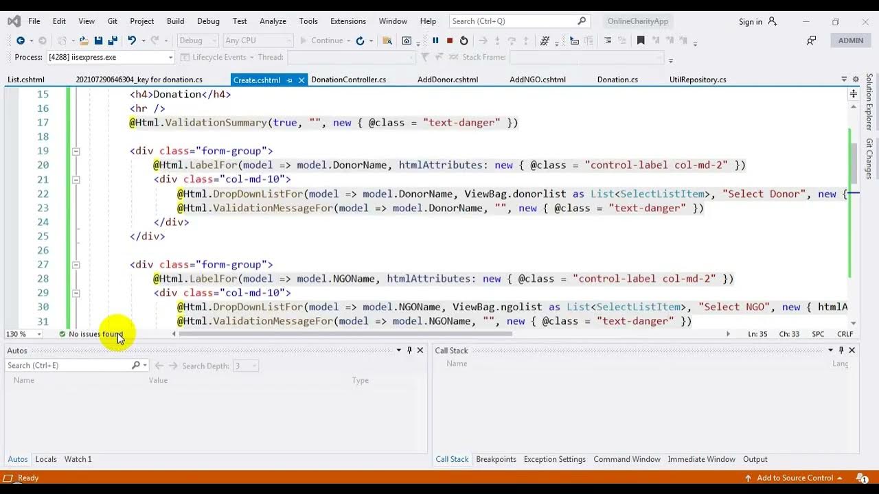 ASP DotNet MVC Project - Part 2 - YouTube