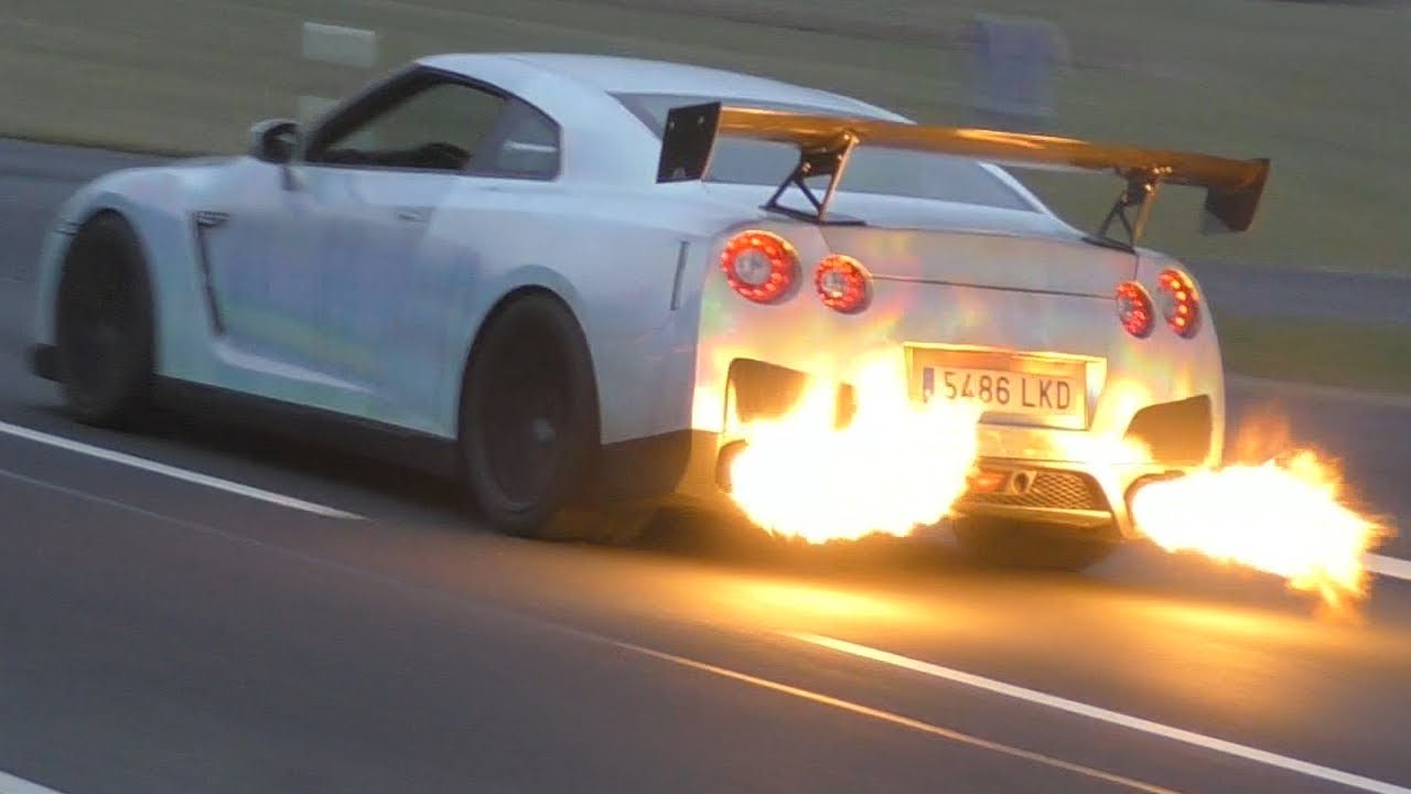 R35 GT-R NURBURGRING INVASION! Flames, JUMPS, Pops & MORE! - YouTube