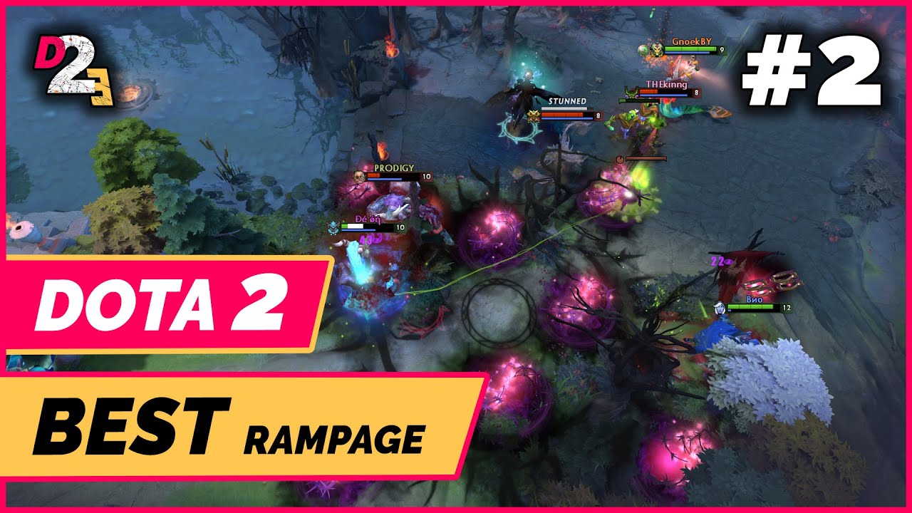 Dota 2 Best Rampage Compilation 2021 #2 - YouTube
