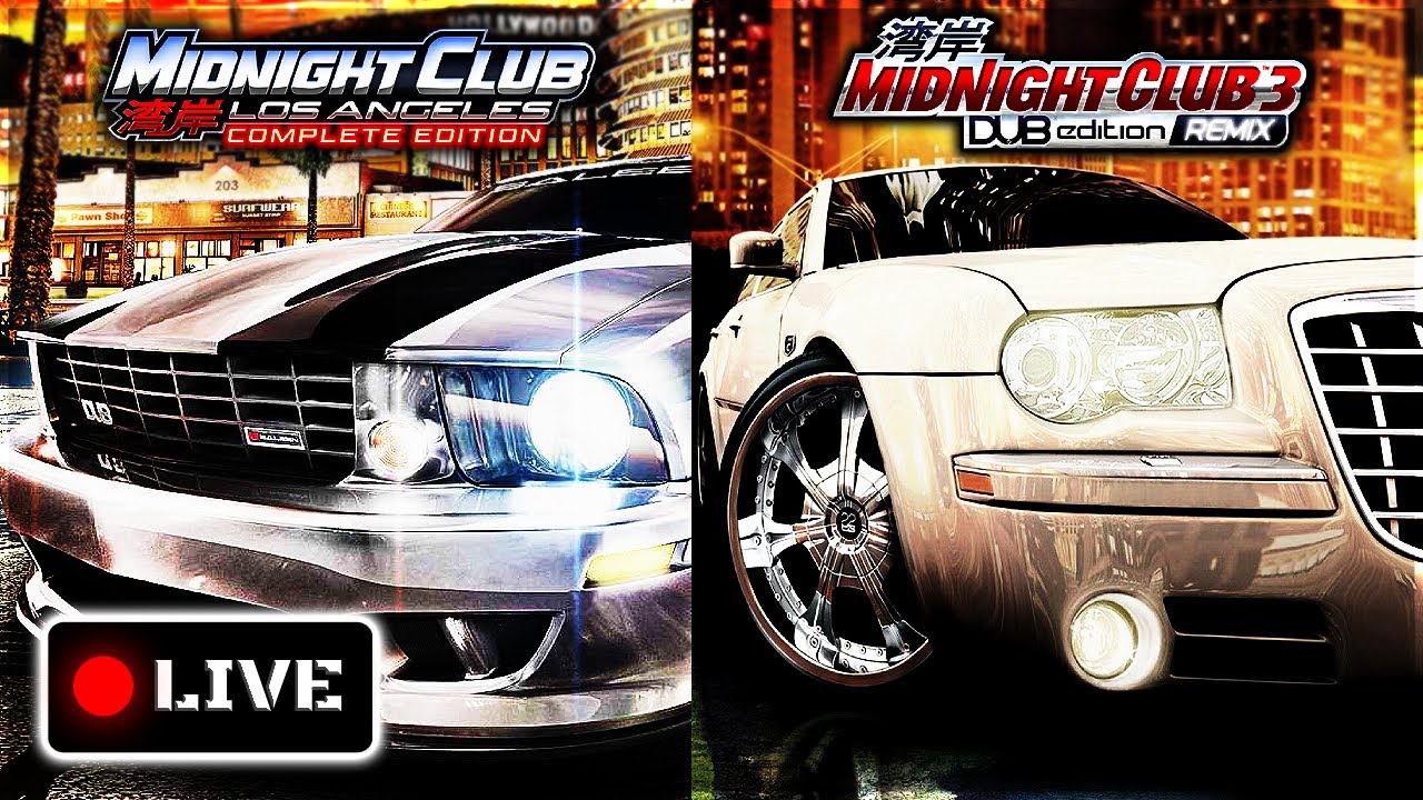 Midnight Club Los Angeles/Midnight Club 3 ONLINE Live Stream 🔴 - YouTube
