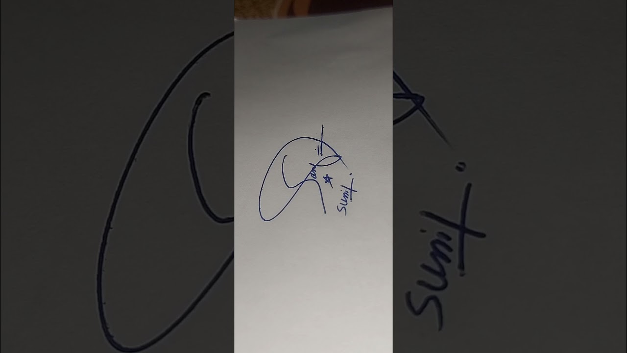 Sunil signature #signature #sign #handwriting #handmade #shorts #short ...