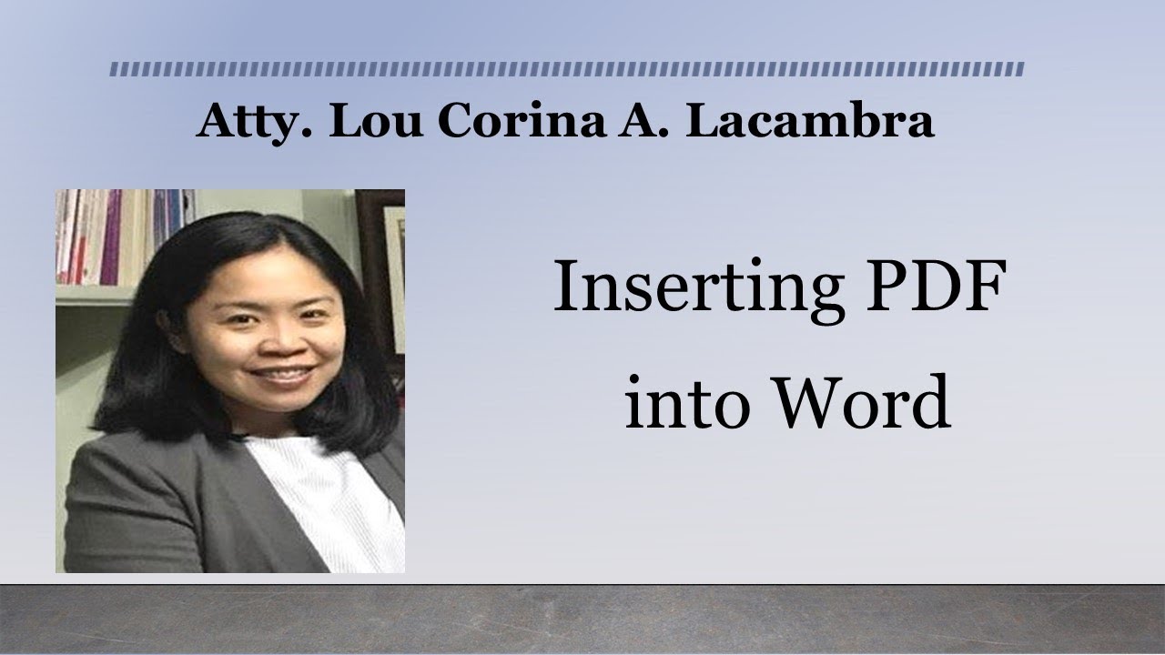 How To Insert A PDF File Into A Word Document Paano Mag insert Ng PDF how-to-insert-a-pdf-file-into-a-word-document-paano-mag-insert-ng-pdf