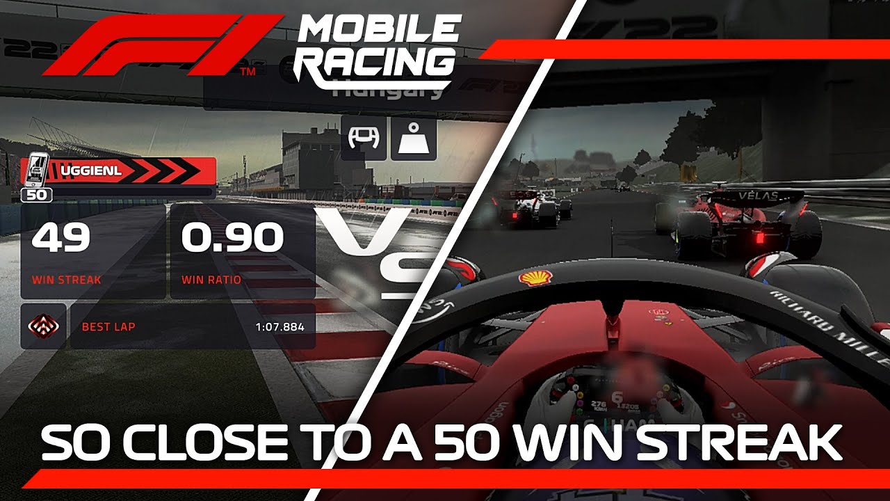 So Close To A 50 Win Streak | F1 Mobile Racing 2022 - YouTube