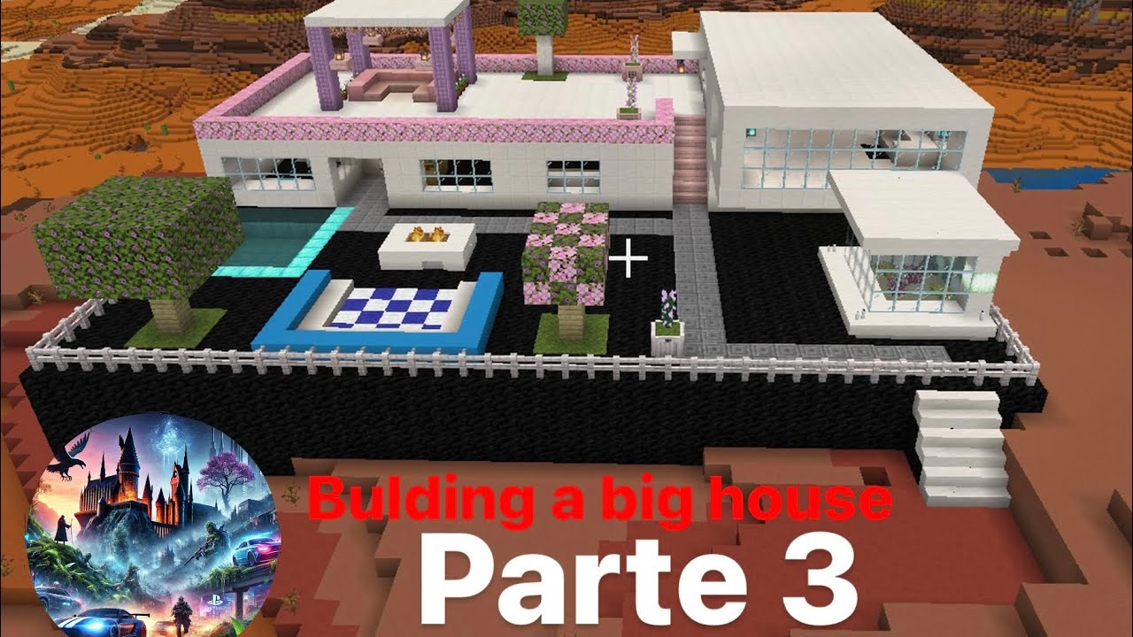 Minecraft Bulding a big House part 3 - YouTube
