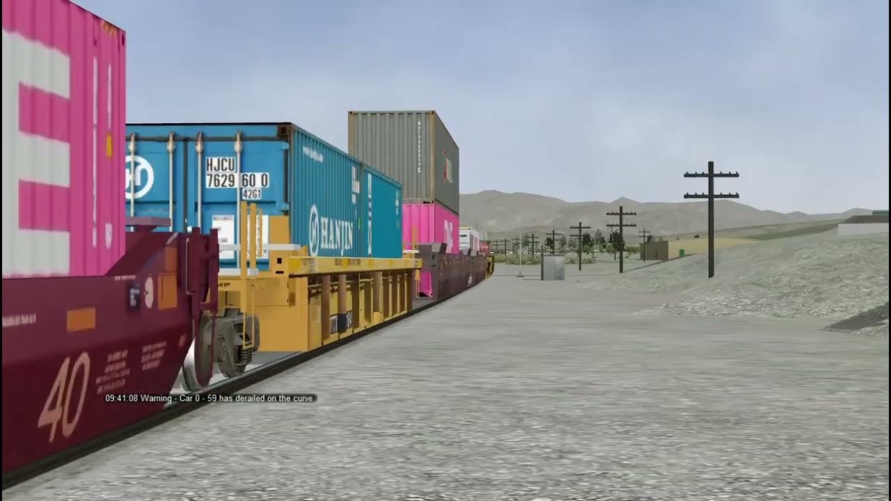 ORTS: High Speed UP C45ACCTE #7430 EB KOASC-09 At Helper, UT - YouTube