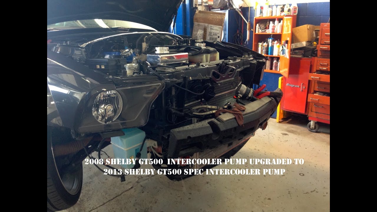 2013 GT500 Intercooler Pump Installed on 2008 GT500 - YouTube