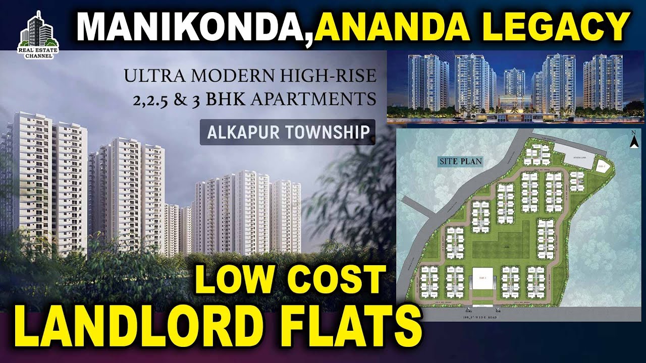 Manikonda 3 bhk Flats The Legacy Ananda Homes Landlord #legacy # ...