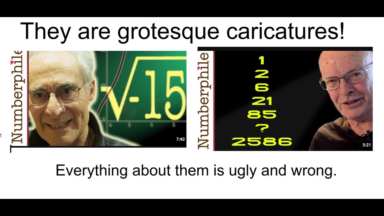 "Numberphile" is a crappy "math" channel but has close to 5 million ...