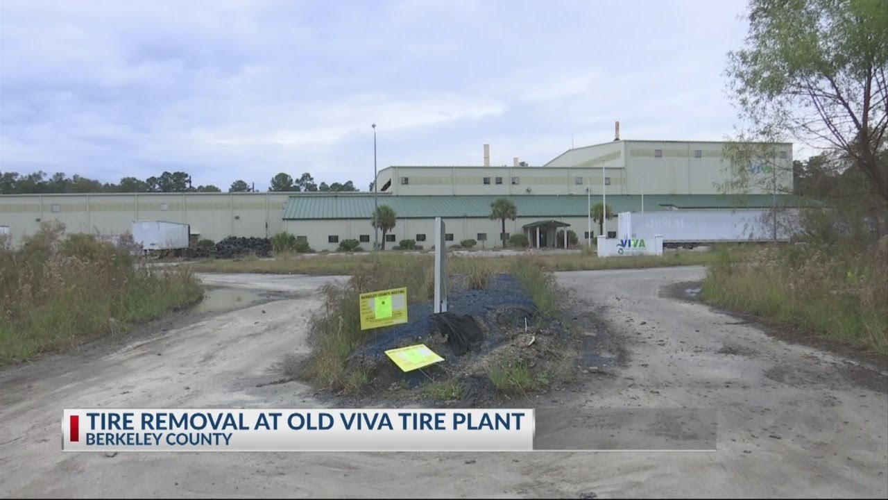 Tire recycling at old Viva plant - YouTube