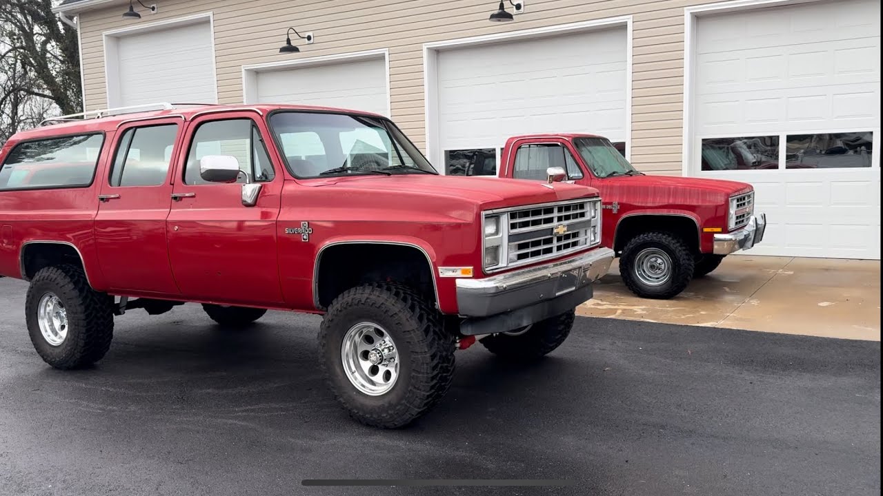 Another Square Body CLASSIC Suburban 4x4 Ton Lifted For Sale!! - YouTube