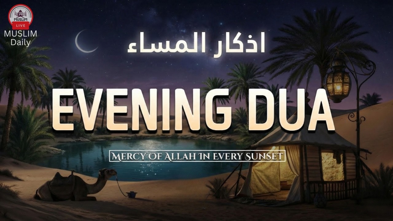 Evening Adhkar (أذكار المساء) | Peaceful Evening Dua for Protection ...