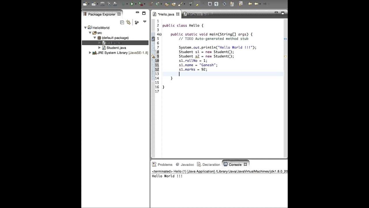 Java Constructs 1 - YouTube