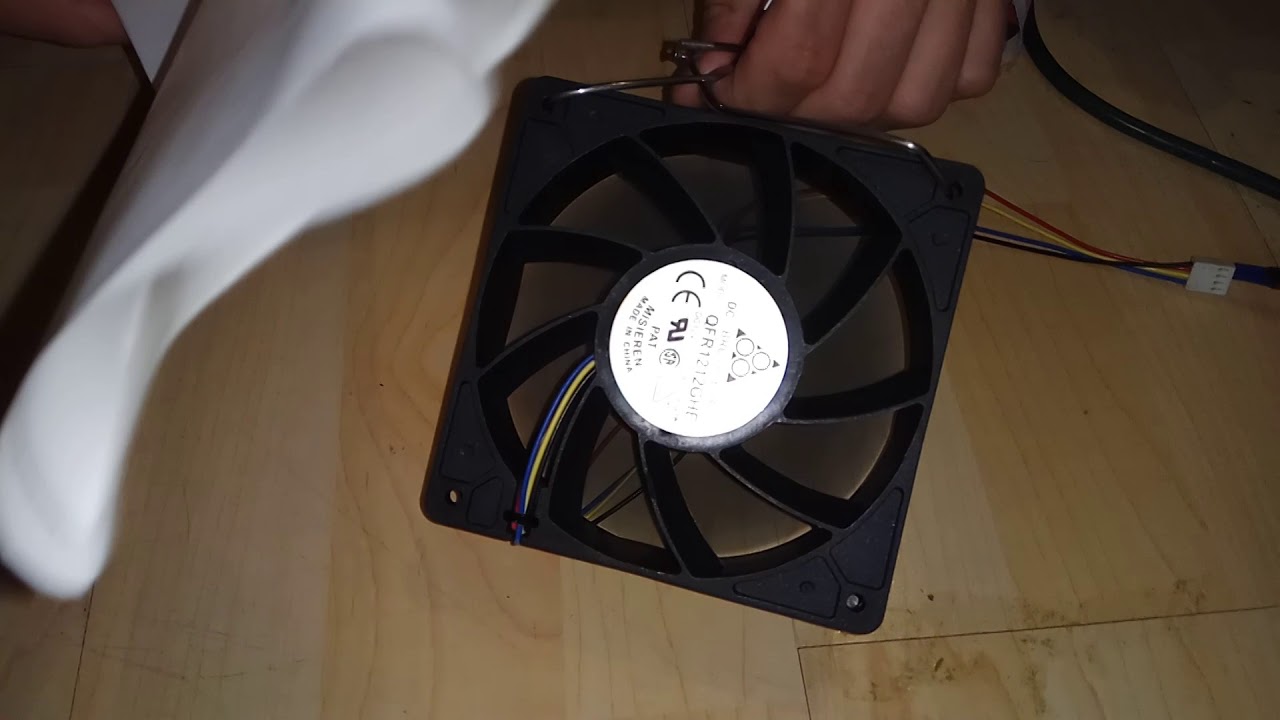 DELTA Bitmain Antminer 6000rpm FAN noise test | Noise level of 6000rpm ...
