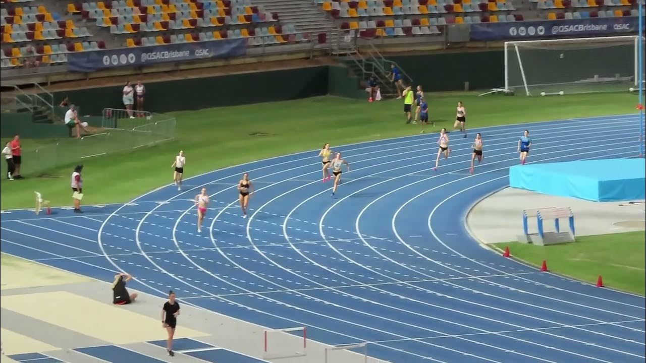 Ht2. 400m Women, Joanna Stone Shield, QSAC 3 February 2024 - YouTube