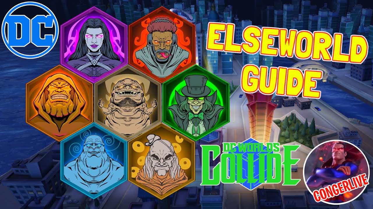 ELSEWORLD STRATEGY GUIDE ALL 7 SINS and BUFFS DC WORLDS COLLIDE DCWC ...