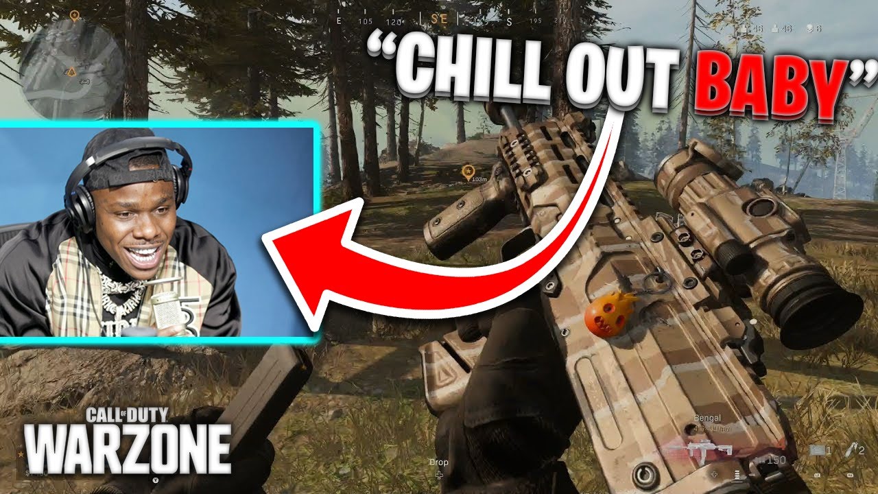Rappers Playing COD Warzone Funny Moments! (DaBaby, Post Malone, Young ...