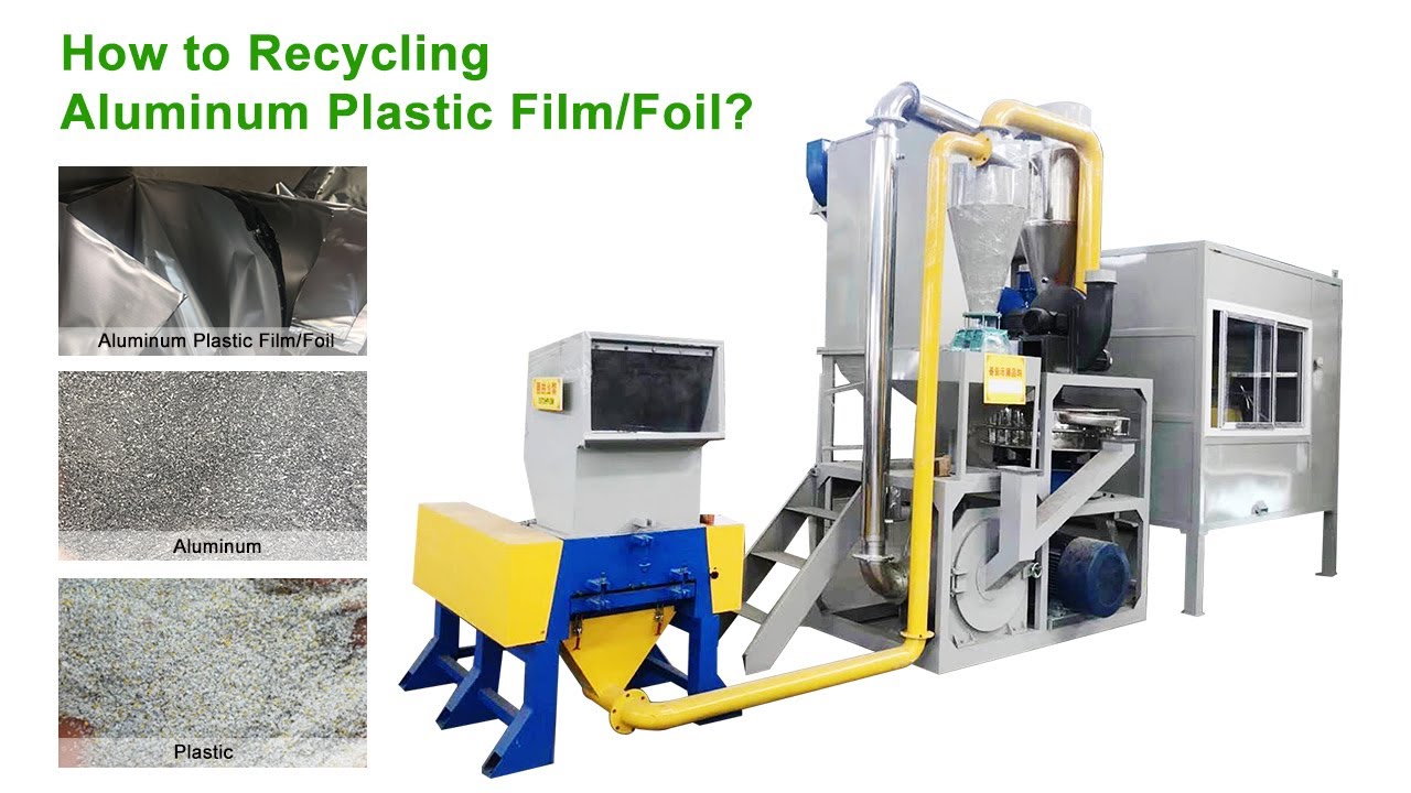Complete Aluminum Plastic Film Foil Recycling Machine (2021) - YouTube
