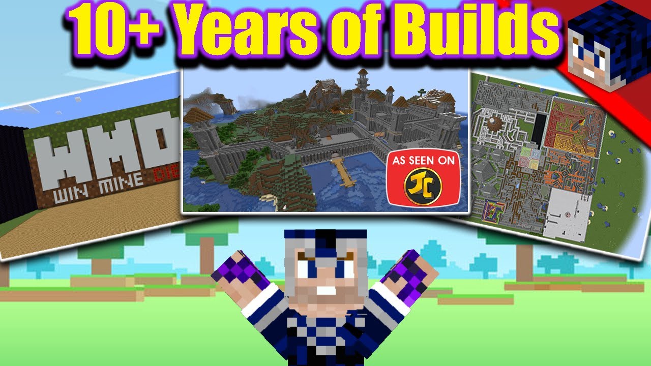 10 Years of Minecraft Worlds: Exploring Forgotten Creations - YouTube